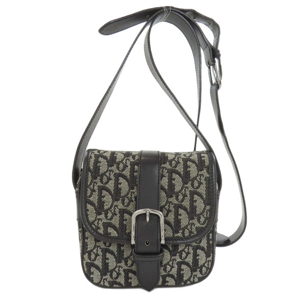 Dior | Bags | Christian Dior Trotter Pattern Canvas Shoulder Bag For ...